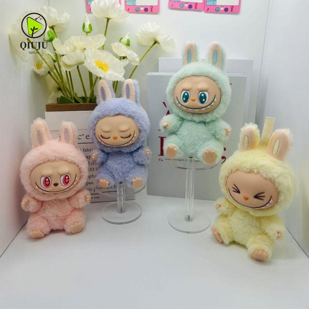 QIUJU Labubu Box Toy, Have A Seat Series POPMART Labubu Plush Doll ...