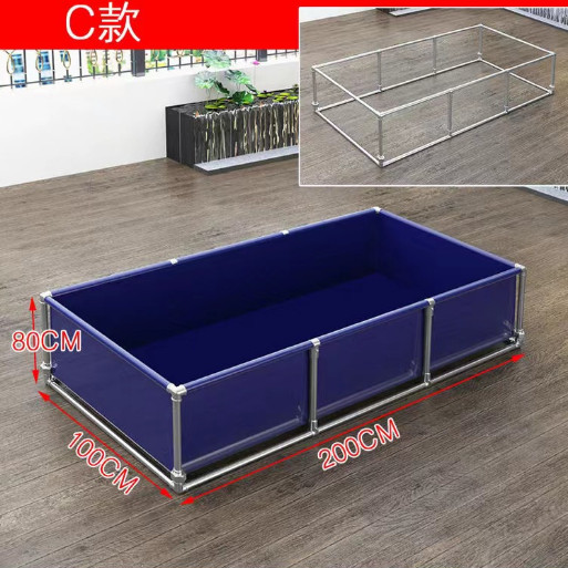 Fish Pond Extra Thick Canvas Fish Pond Water Tank Koi Pool Swimming ...