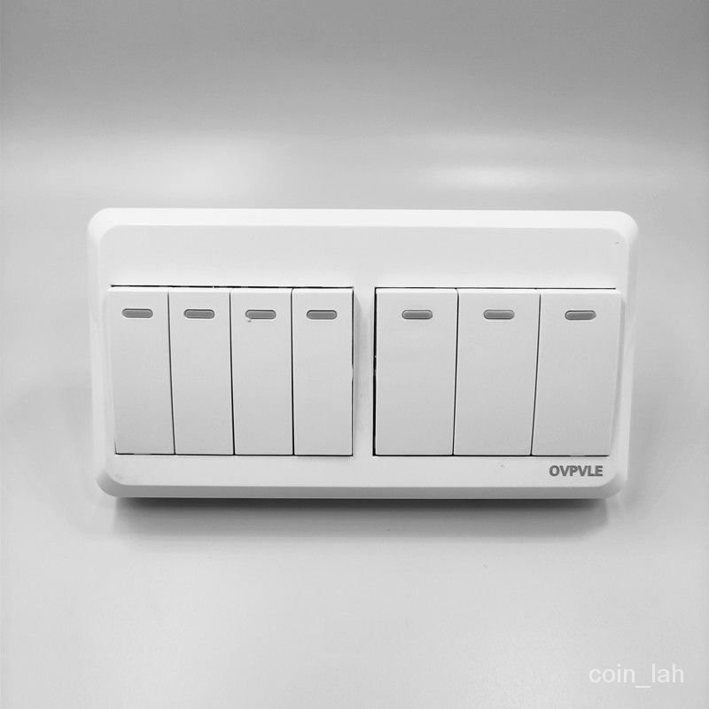 Open-Mounted Switch Socket Rectangular Socket Panel Four-Open Five-Open ...