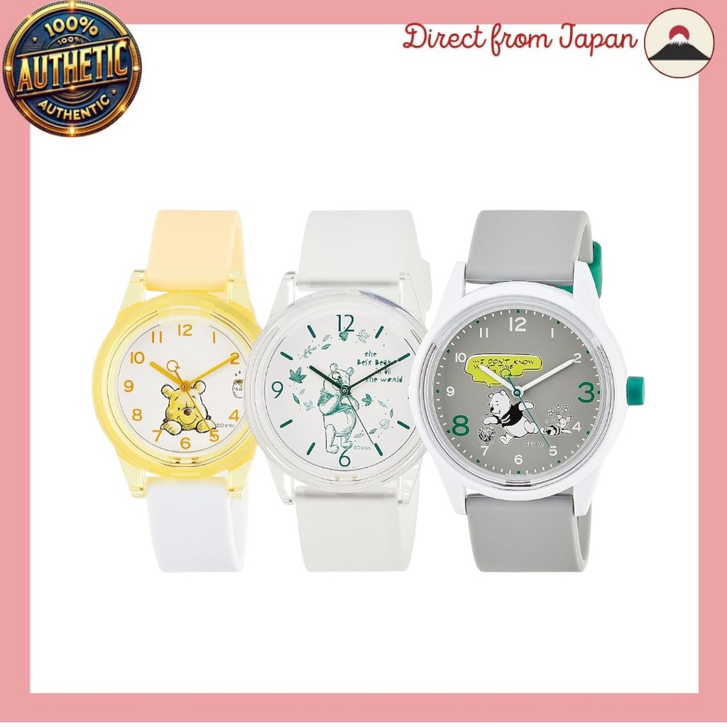 Q&Q SmileSolar Disney Winnie the Pooh R03A-514VK/ R02A-505VK/ R00A ...