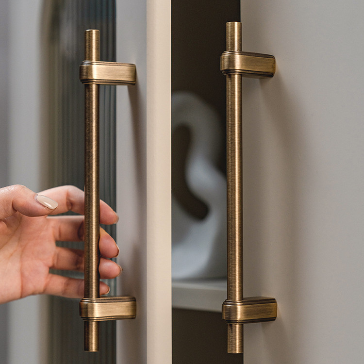 【Great Promotions】Retro French Brass Drawer Handle Wardrobe Closet Door ...