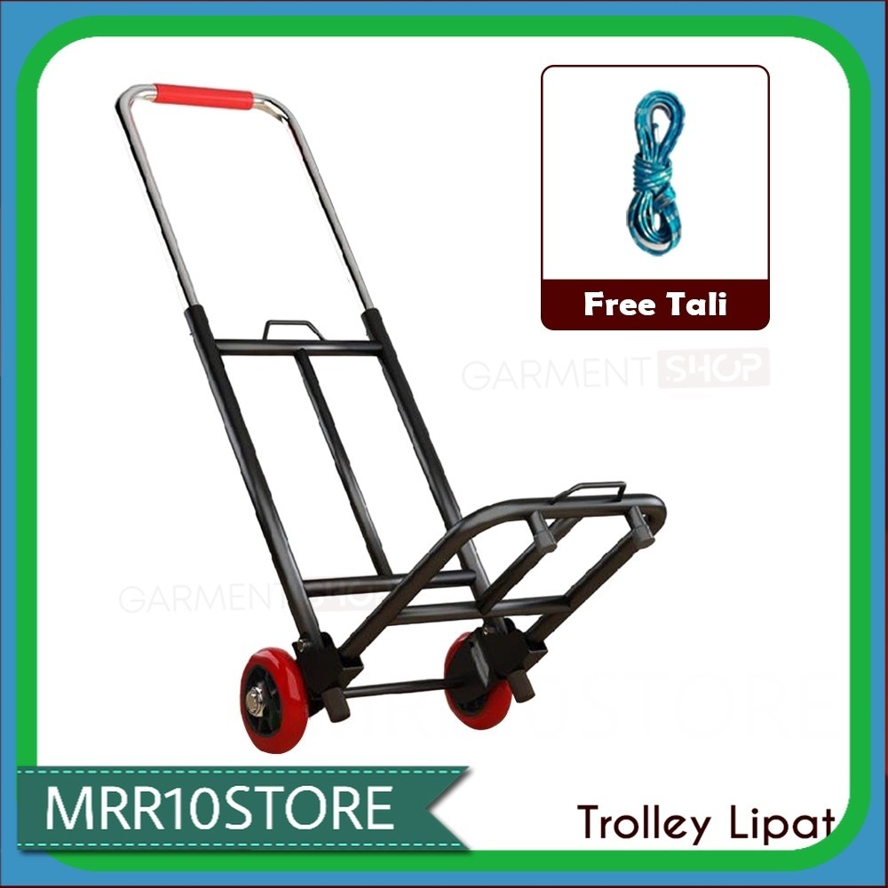 Iron Folding Trolley Push Pull Trolley Aqua Gallon Push Handheld ...