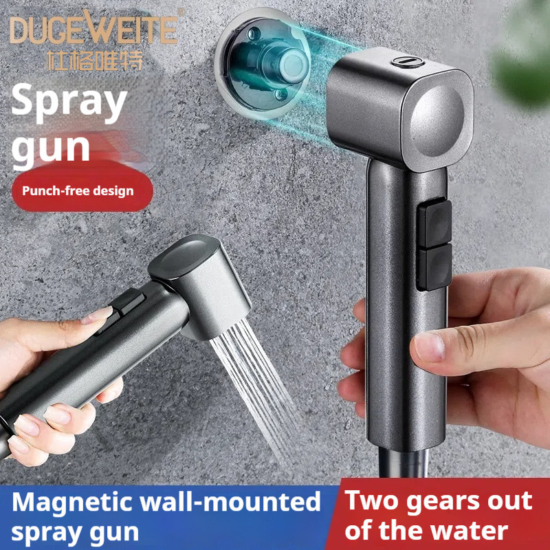 [Ready Stock] Toilet Flushing Spray Gun One In Two Out Faucet Women ...