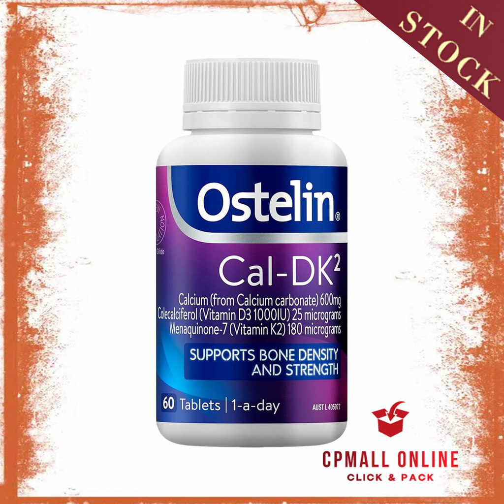 [Expiry Date: 06/2026] Ostelin Cal-DK2 成人补钙补骨 Calcium, Vitamin D ...