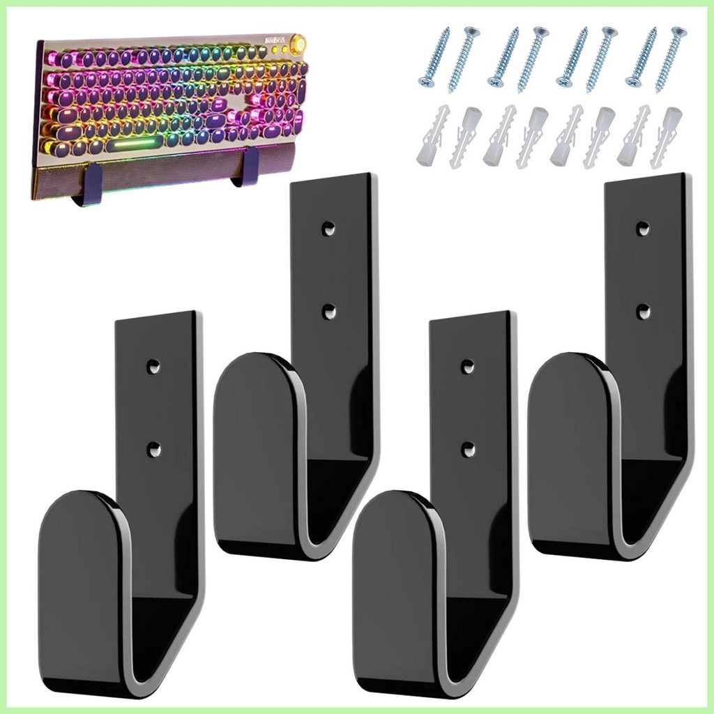Keyboard Wall Hanger Mechanical Keyboard Stand Acrylic Keyboard Storage ...