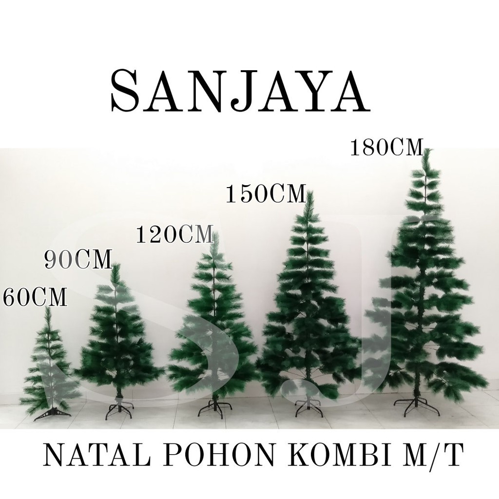 [150 180Cm] Pohon Natal Christmas Tree Ukuran 150 - 180 Cm / Pohon ...