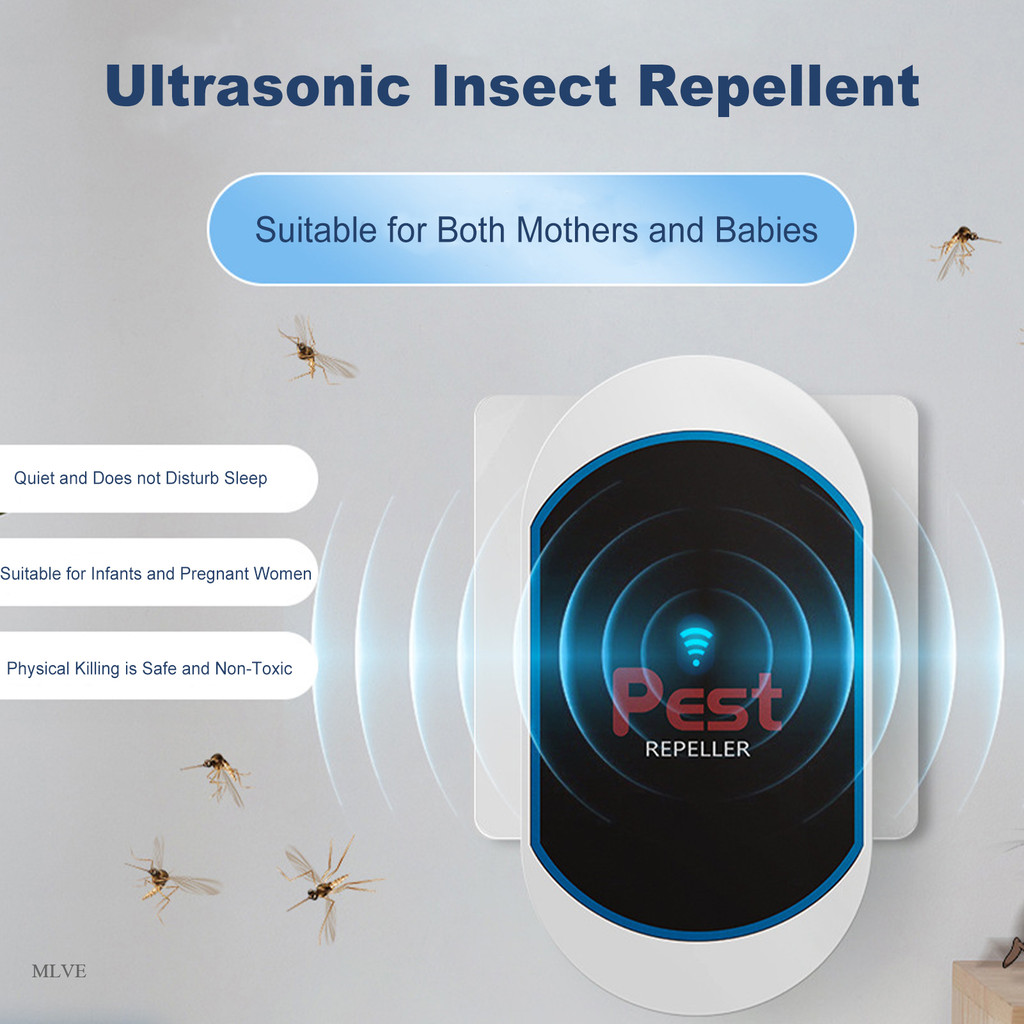 MLVE Electric Rodent Repeller Use Ultrasound To Expel Pests Such As ...