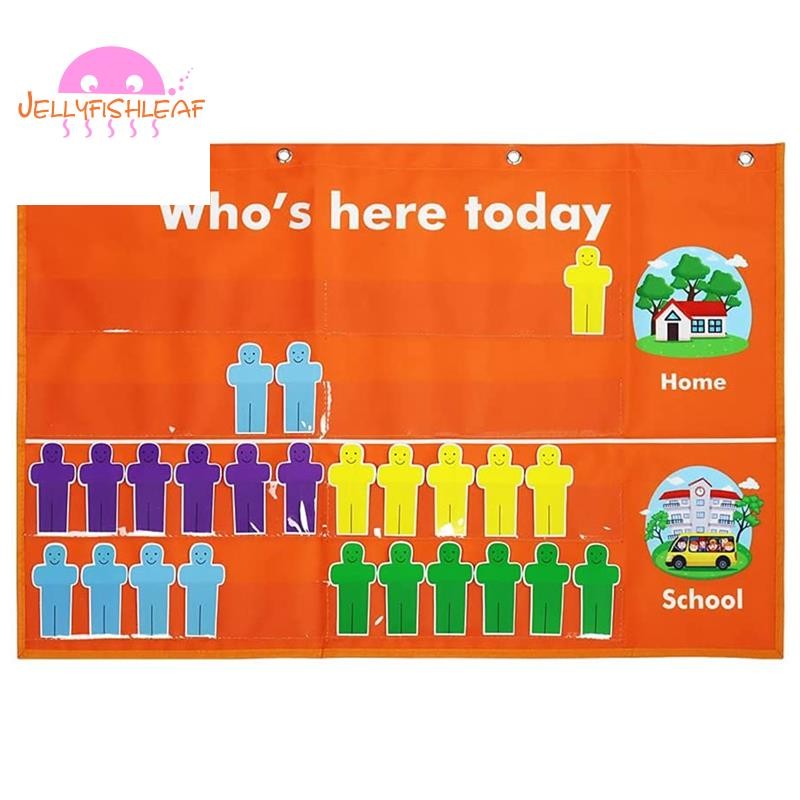 Classroom Attendance Chart Helping Hands Pocket Chart,Classroom ...