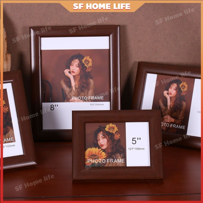 Sample classic Wooden photo frame 3R/4R/5R/8R/A4 American Vintage ...