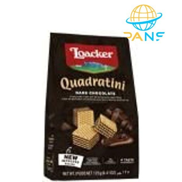 Loacker Quadratini Dark Chocolate Wafer Cubes 125gr | Shopee Singapore