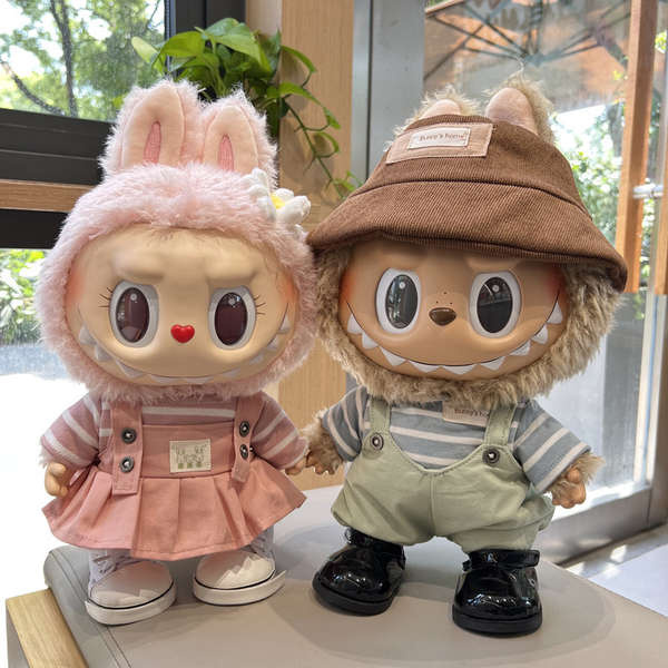 labubu clothes cotton stuffing Bubble Mart Labubu Spring Wild Summer ...