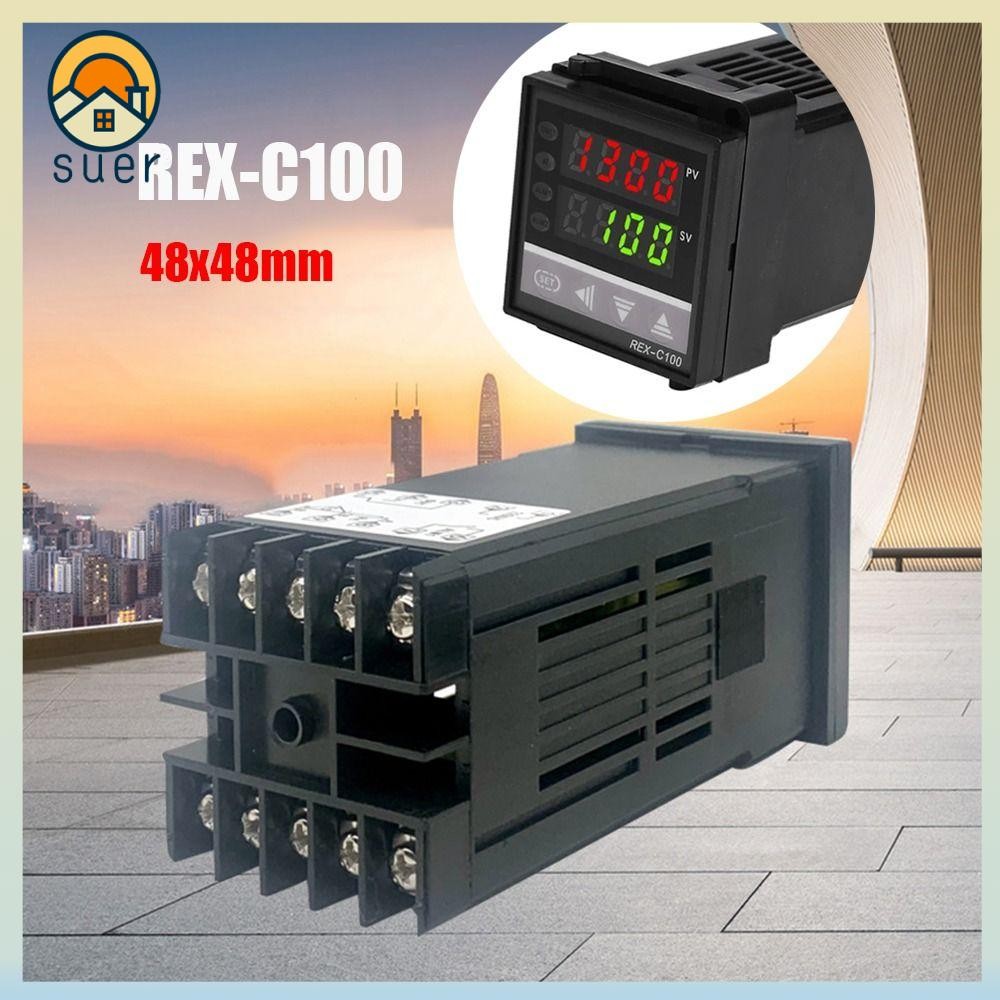 SUERHD Temperature Controller, Output with K Type Probe Sensor Digital ...