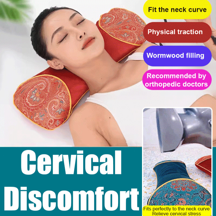 [Neck Revitalizer/Relieve Stress/Help Sleep] Heating Mugwort Neck ...