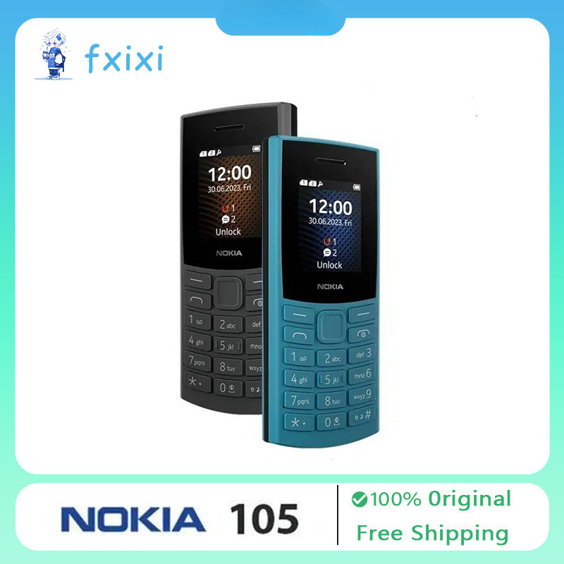 Nokia 105 4G 2023 Feature Phone Dual SIM Bluetooth 5.0 1450mAh Battery ...