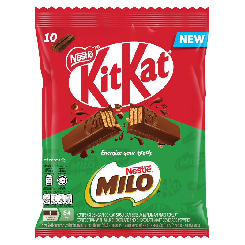 Kit Kat Milo Sharebag, 10sx16g | Shopee Singapore