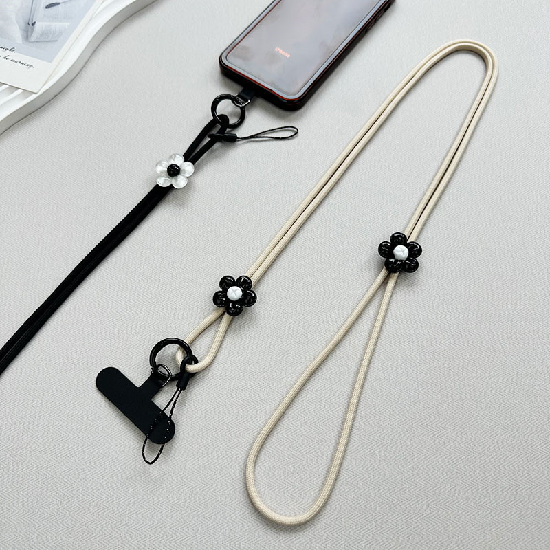 Fashion Daisy Flower phone rope adjustable crossbody neck strap, camera ...