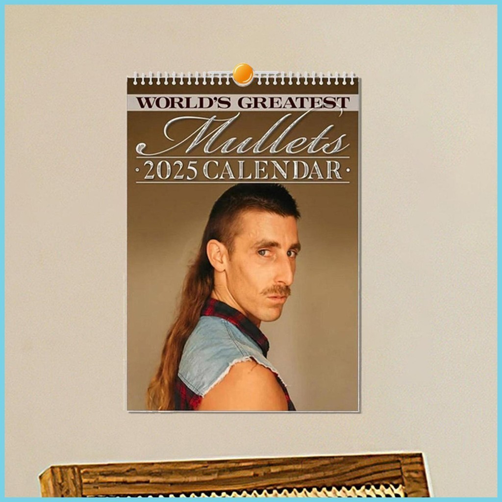 Mullet Calendar 2025 Mullets Hair Stylist Calendar Daily View Journal ...