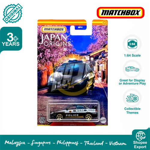 Matchbox Japan Origins Series Subaru Impreza Police Black | Shopee ...