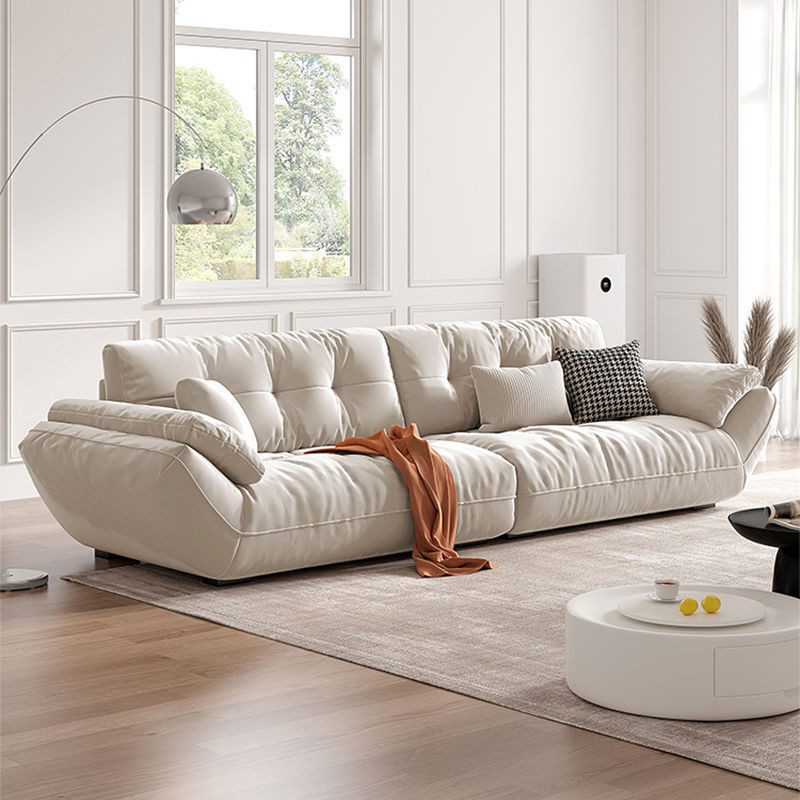Lazy Sofa Technology Fabric Sofa Living Room Cat Scratching Reclining ...