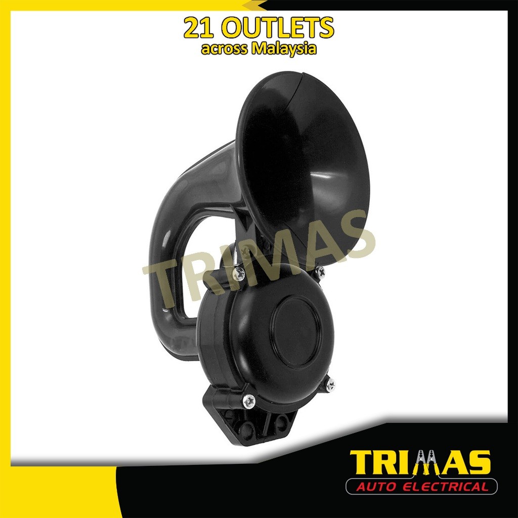 Volvo Scania Truck 135db 12V 24V Super Loud Trumpet Air Horn Electric ...