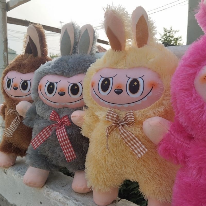 Labubu viral doll size 45 cm cute and cute | Shopee Singapore