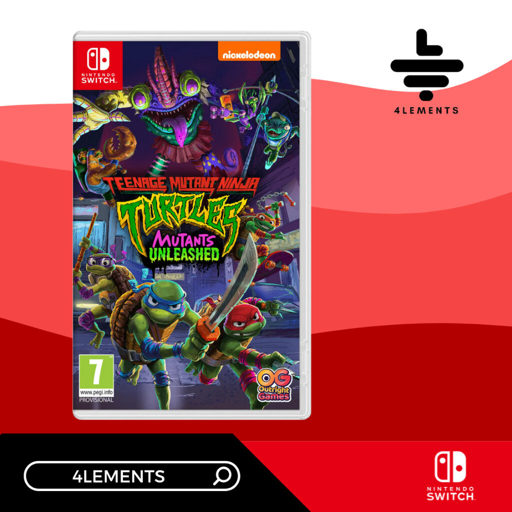 SWITCH TEENAGE MUTANT NINJA TURTLES MUTANTS UNLEASHED (GAME) (ENG ...