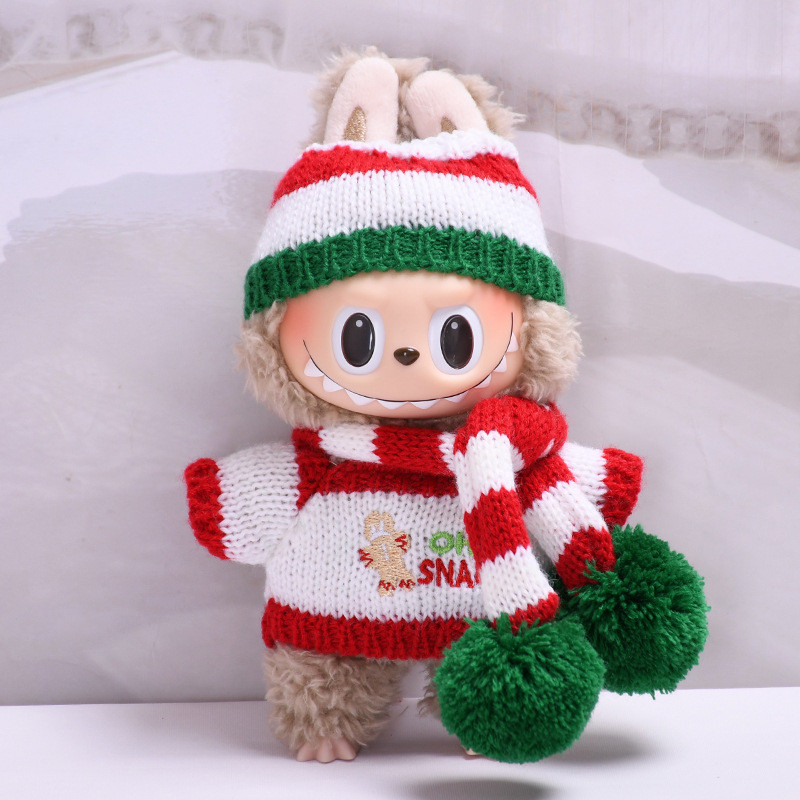 Labubu doll clothes Labubu doll clothes 17cm Labubu Only clothes] First ...