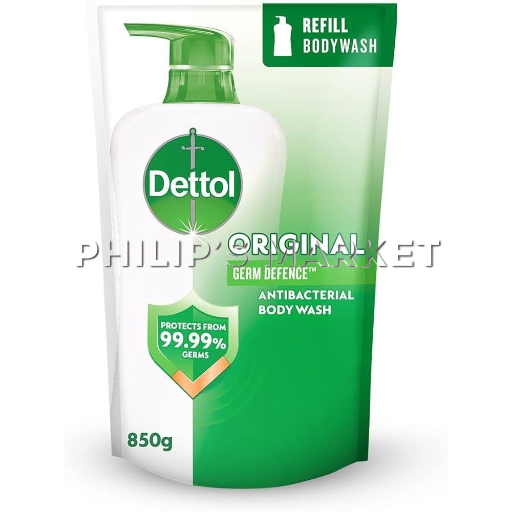 Dettol AntiBacterial Body Wash Original Refill 850g | Shopee Singapore