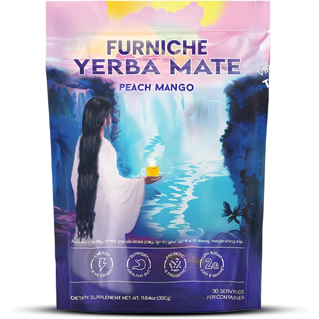 Yerba Mate Instant Tea Powder, 3-in-1 Super Drink for Clean Energy ...