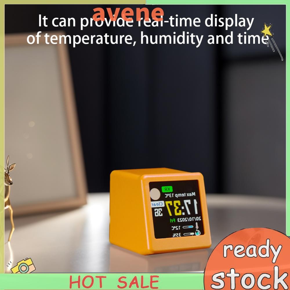 WiFi Atomic Clock Multi-Function Temperature and Humidity Monitor for ...