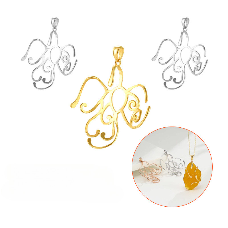 Irregular Universal Pendant Setting for Men and Women, Shaped and ...