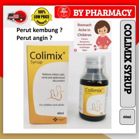 Colimix syrup 60ml for baby and adult (perut angin) | Shopee Singapore
