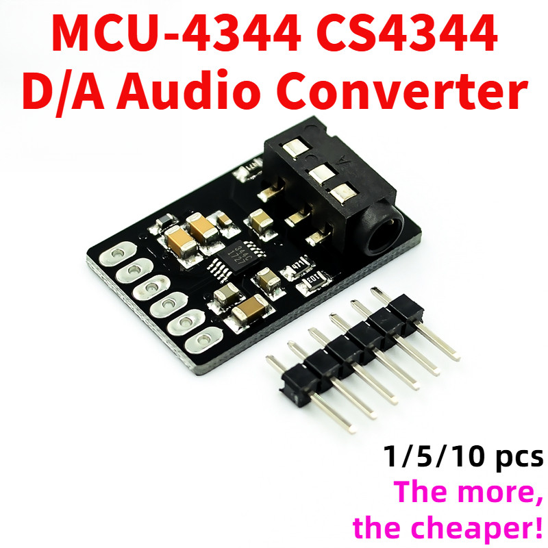 D/A Audio Converter Digital to Analog Converter Board Stereo Audio Module Conversion Module ...