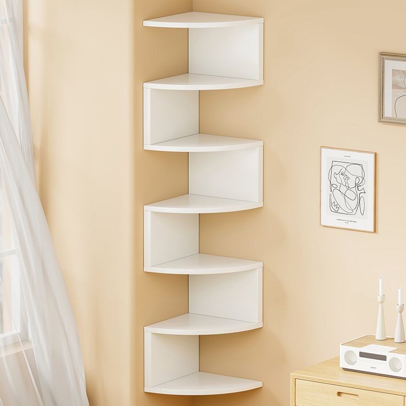Hot Product Corner Shelf Bedroom Wall Corner Triangle Storage Partition ...