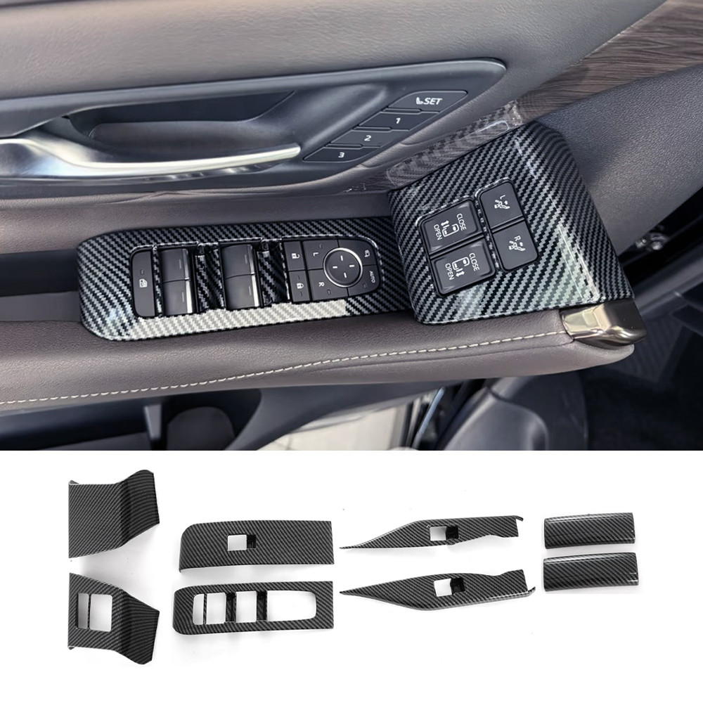 8pcs Interior Door Panel Bezel Moulding Trim For 2023-2024 Toyota ...