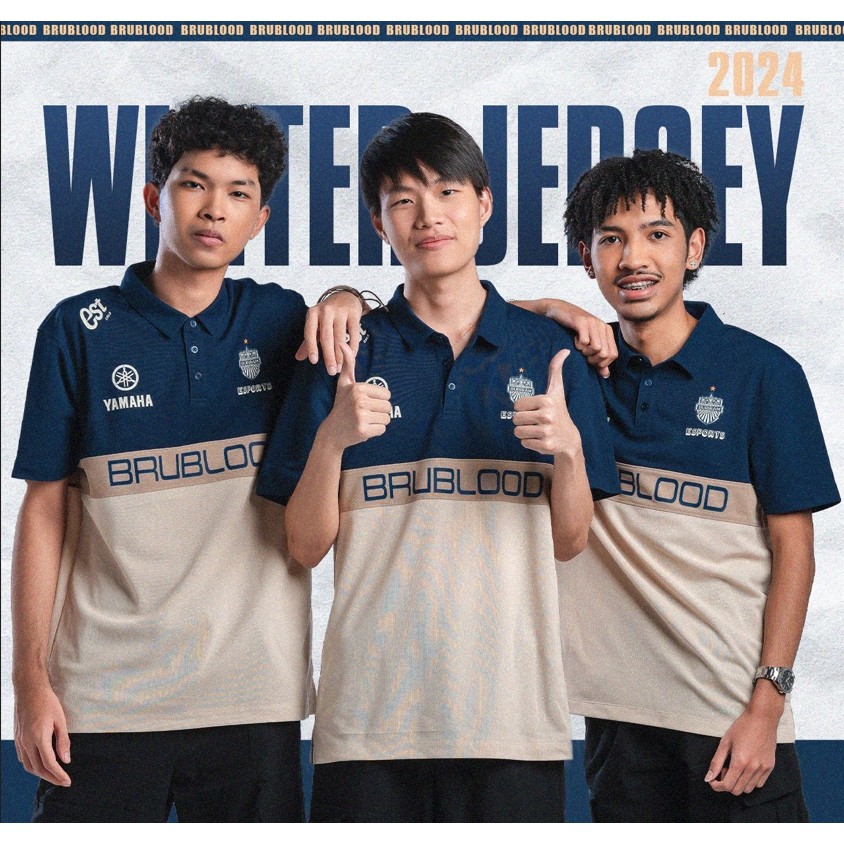 Buriram E-SPORTS Winter Jersey 2024 Beige. Latest Unisex T-Shirt Full ...