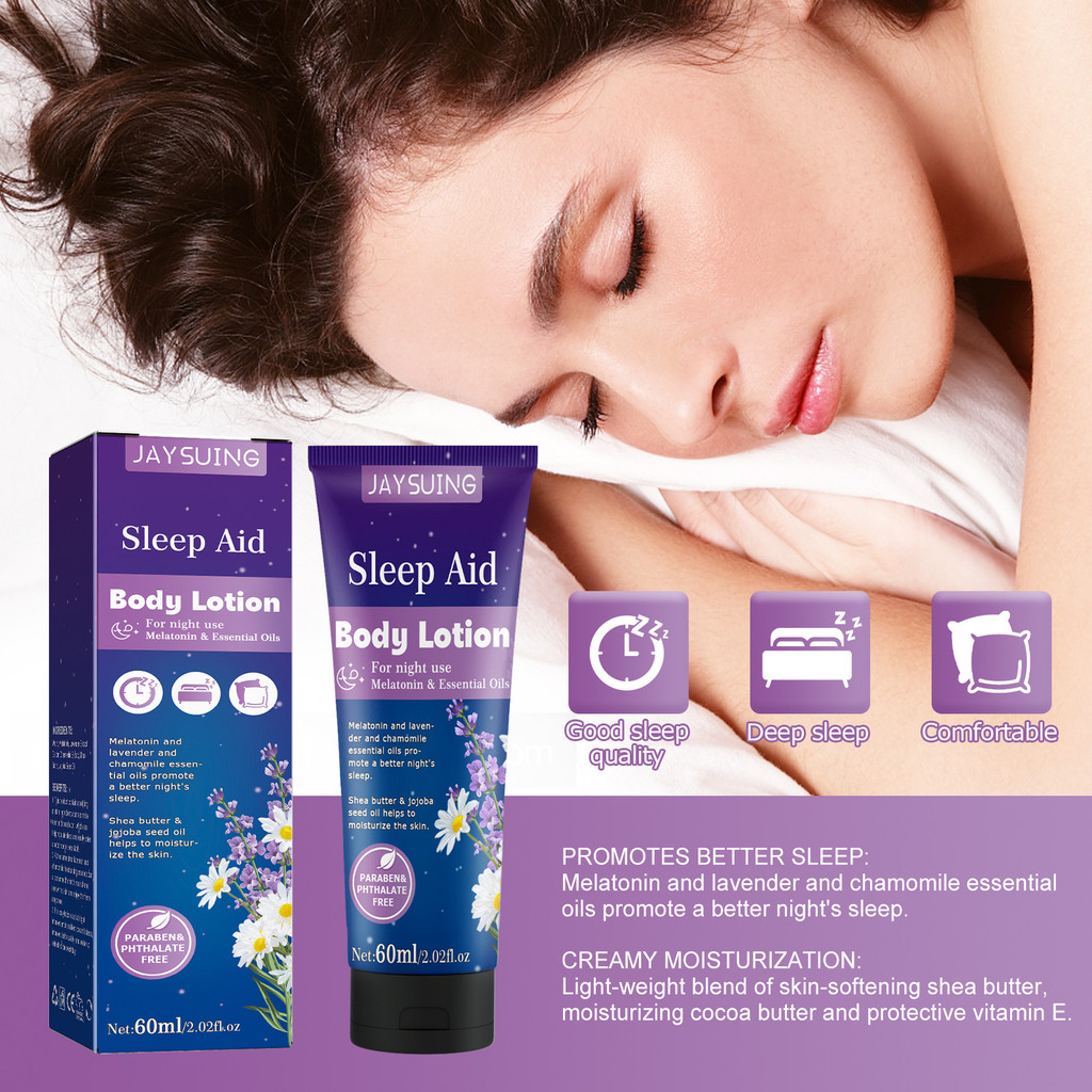Sleep Lavender Balm Lotion with Melatonin and Essential Oil Sleep Aid ...