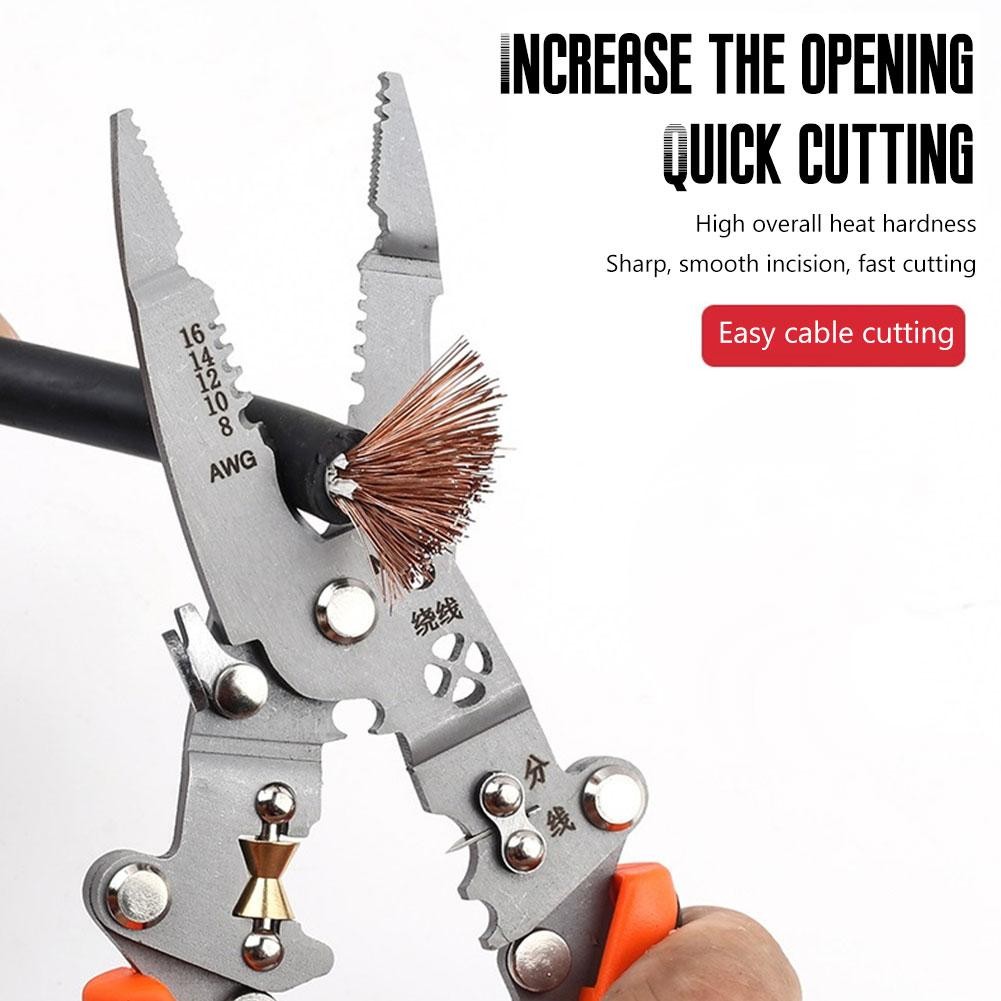 12 In 1 Universal Wire Stripping Pliers Multi-function Cutting ...