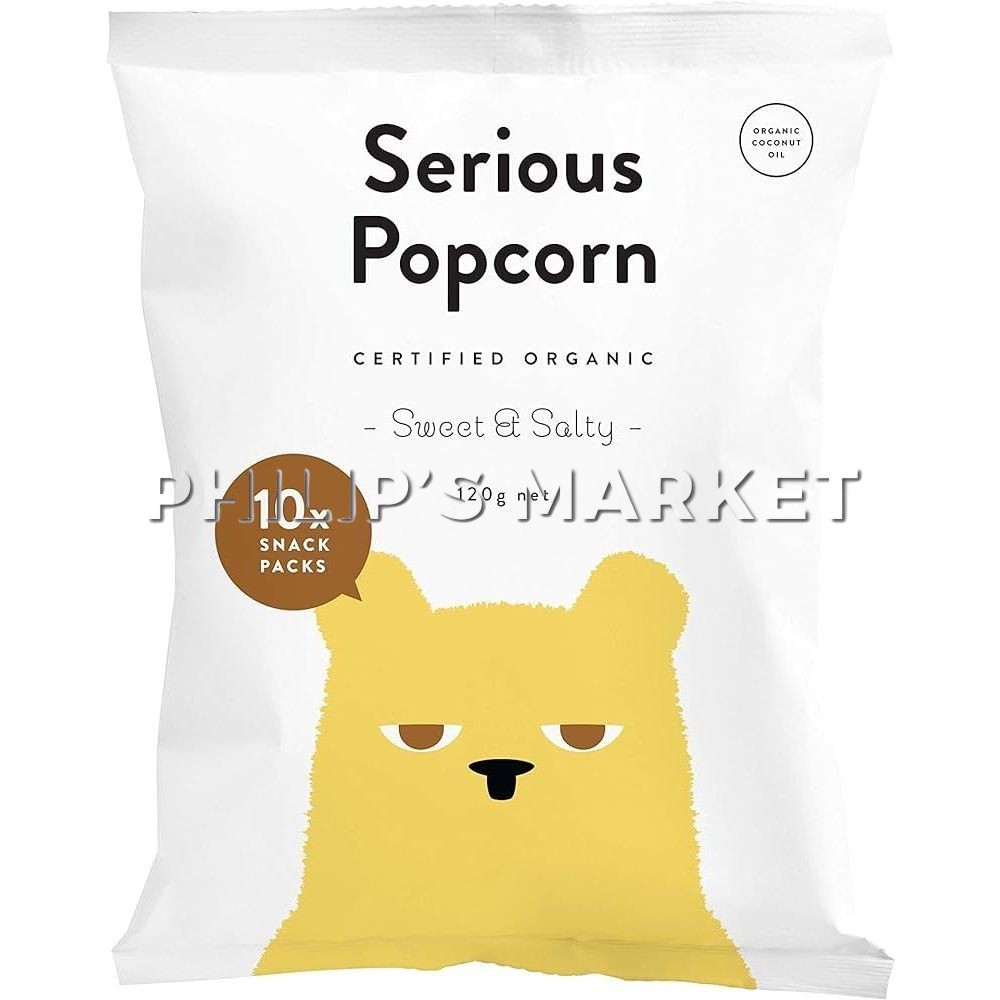Serious Food Company Serious Popcorn (Sweet And Salty Multipack 120g ...