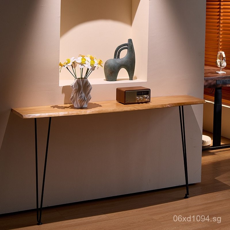 Entryway Table Hallway Entryway Console Solid Wood Side Table Extremely ...