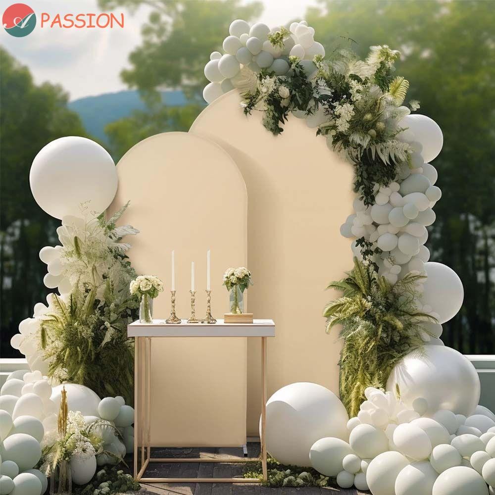 PASSION Arch Backdrop Stand Cover, Solid Color Doubleside Double Sided ...