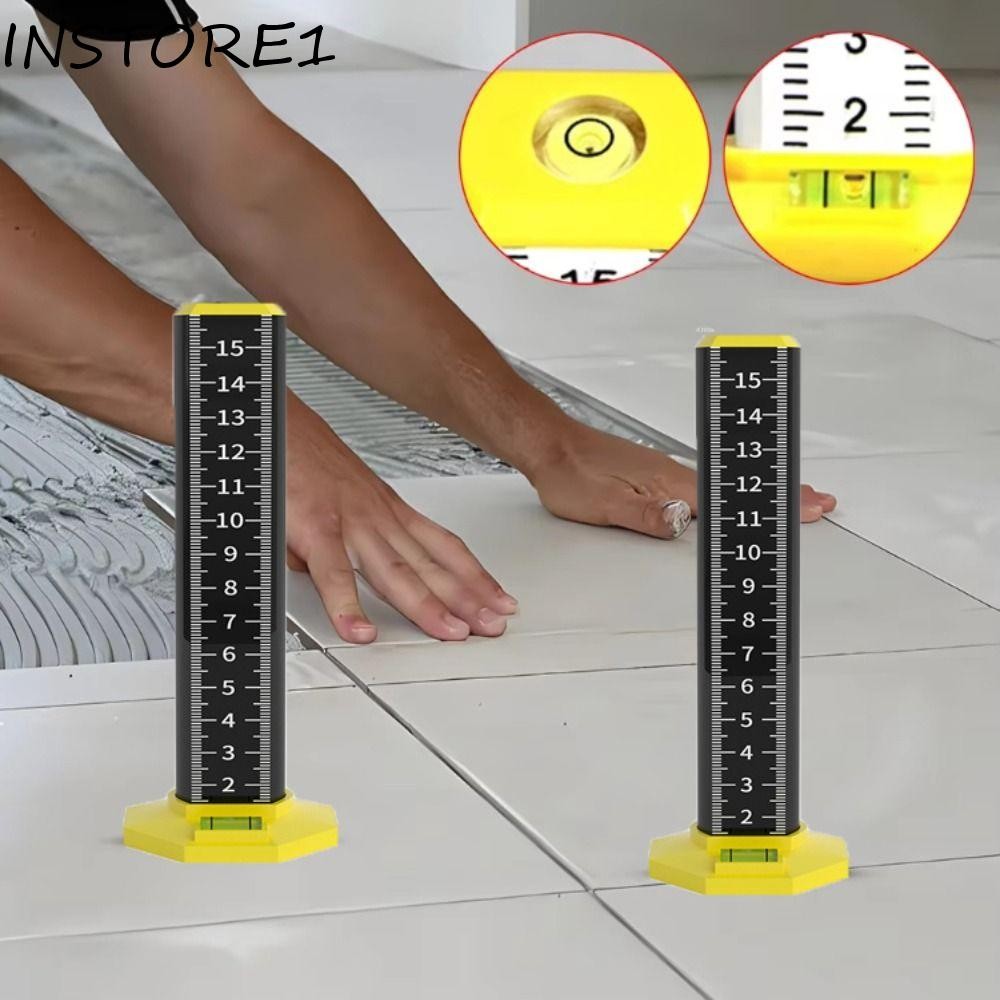 INSTORE1 Ceiling Leveling Ruler, Graduated Scale Special Ruler Equal ...