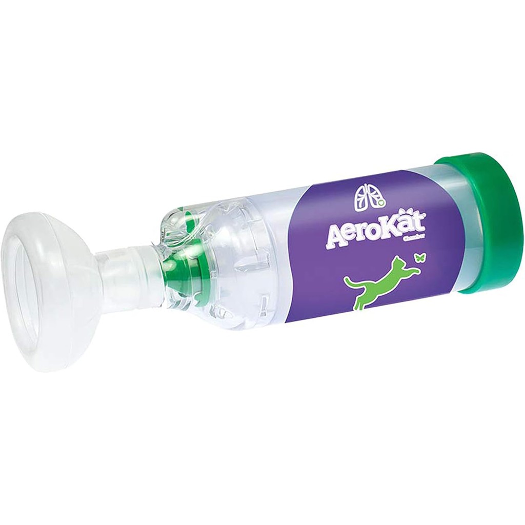 AEROKAT The Original * Feline Aerosol Chamber Inhaler Spacer for Cats ...