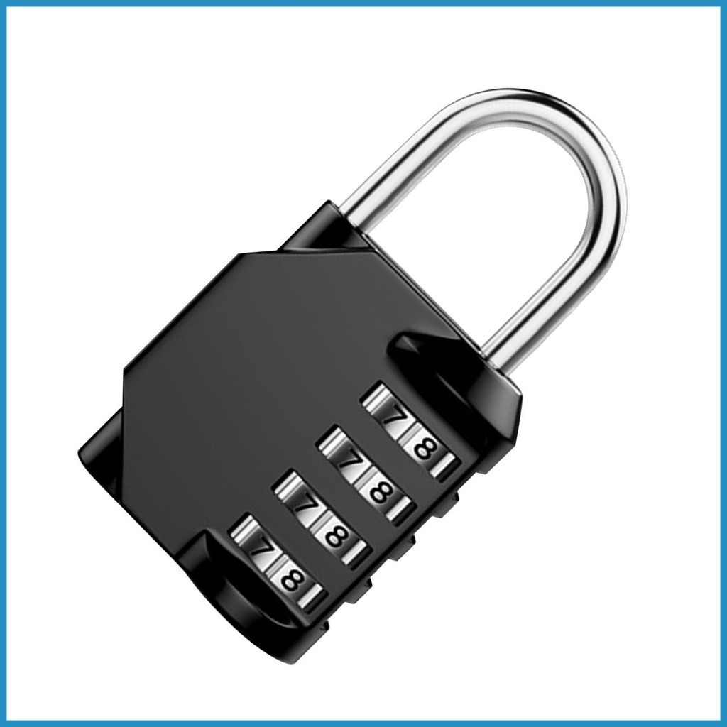 Gym Locker Lock Locker Combo Lock Padlock Resettable 4 Digit Luggage ...