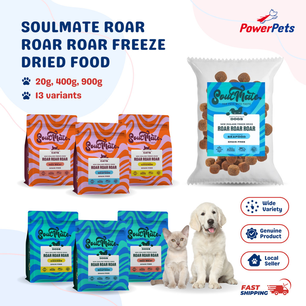 SoulMate Roar Roar Roar Freeze Dried / Roast & Slow / Low & Slow Air ...