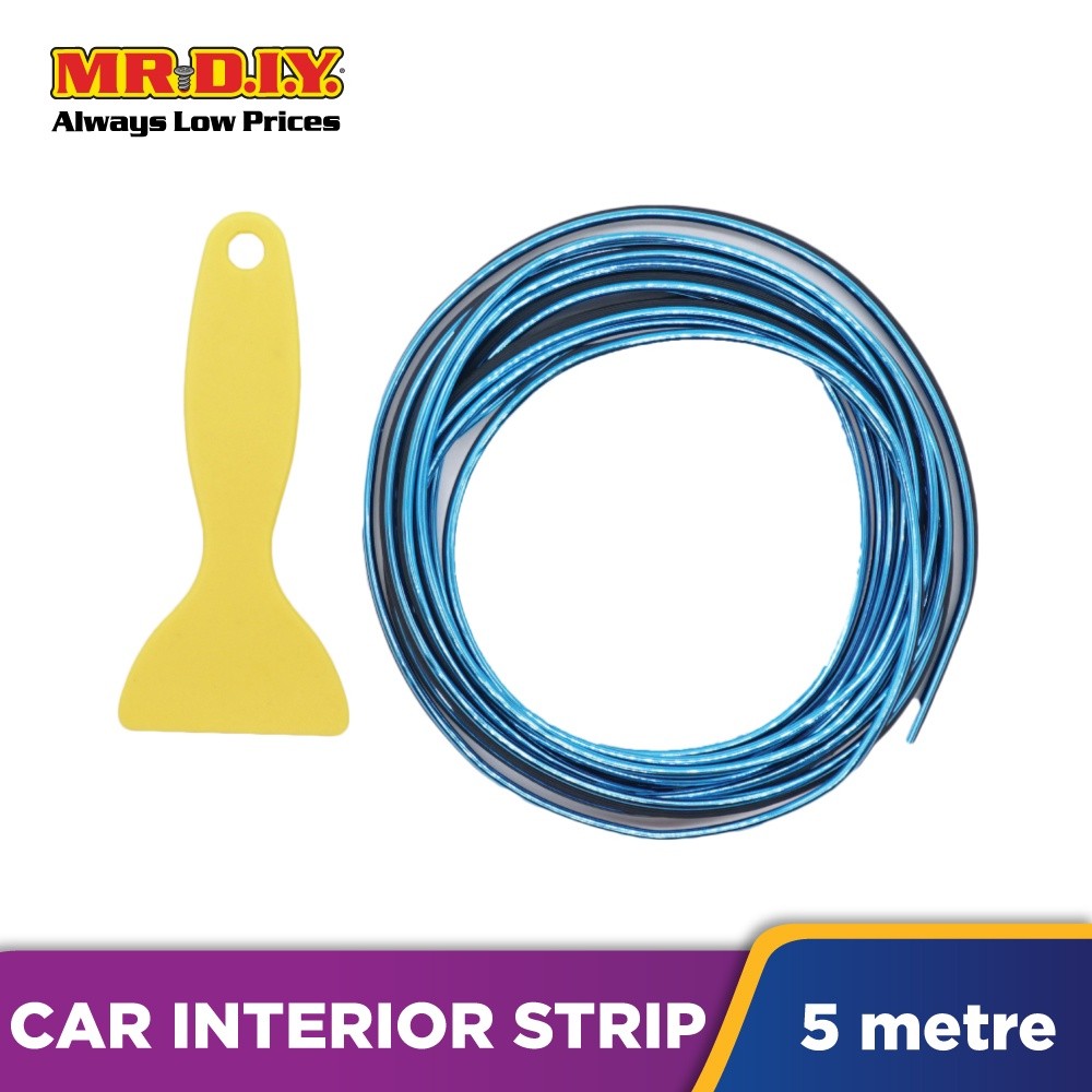 MR.DIY Car Interior Deco Simple Trim Strip (5M) | Shopee Singapore