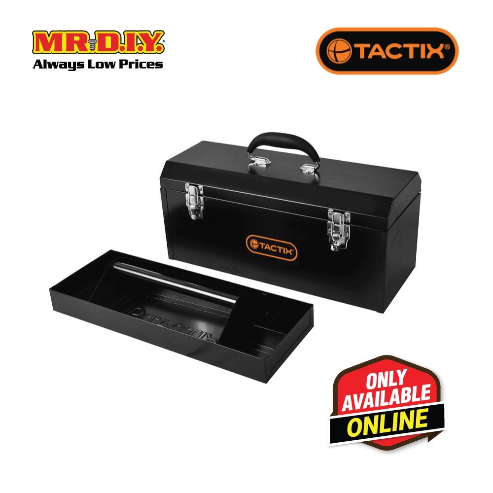 TACTIX Steel Tool Box (51cm) | Shopee Singapore