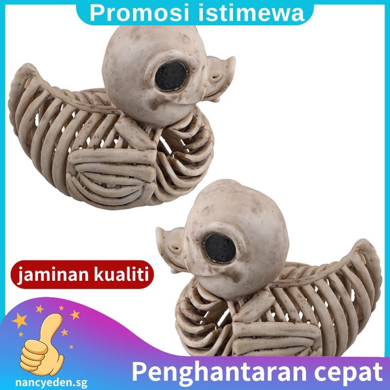 Halloween Duck Skeleton Bones,White Duck Skeleton Ornament, Duck ...