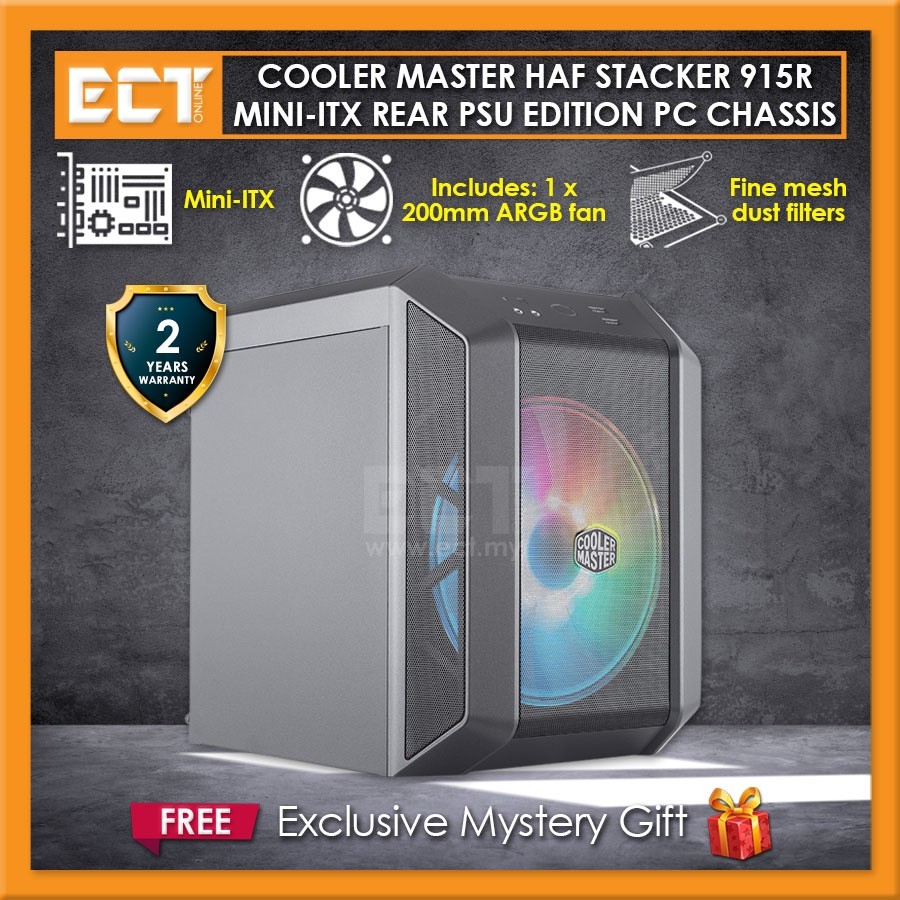 Cooler Master MasterCase H100 Mini-ITX ARGB Gaming Desktop PC Casing ...