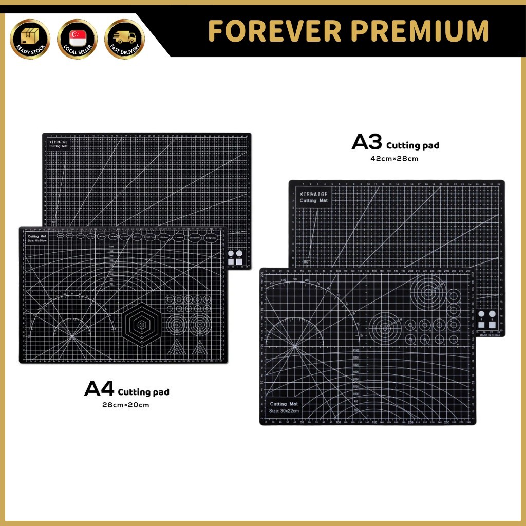 (FOREVER PREMIUM) Durable A3 / A4 Multifunctional Cutting Mat Diy ...